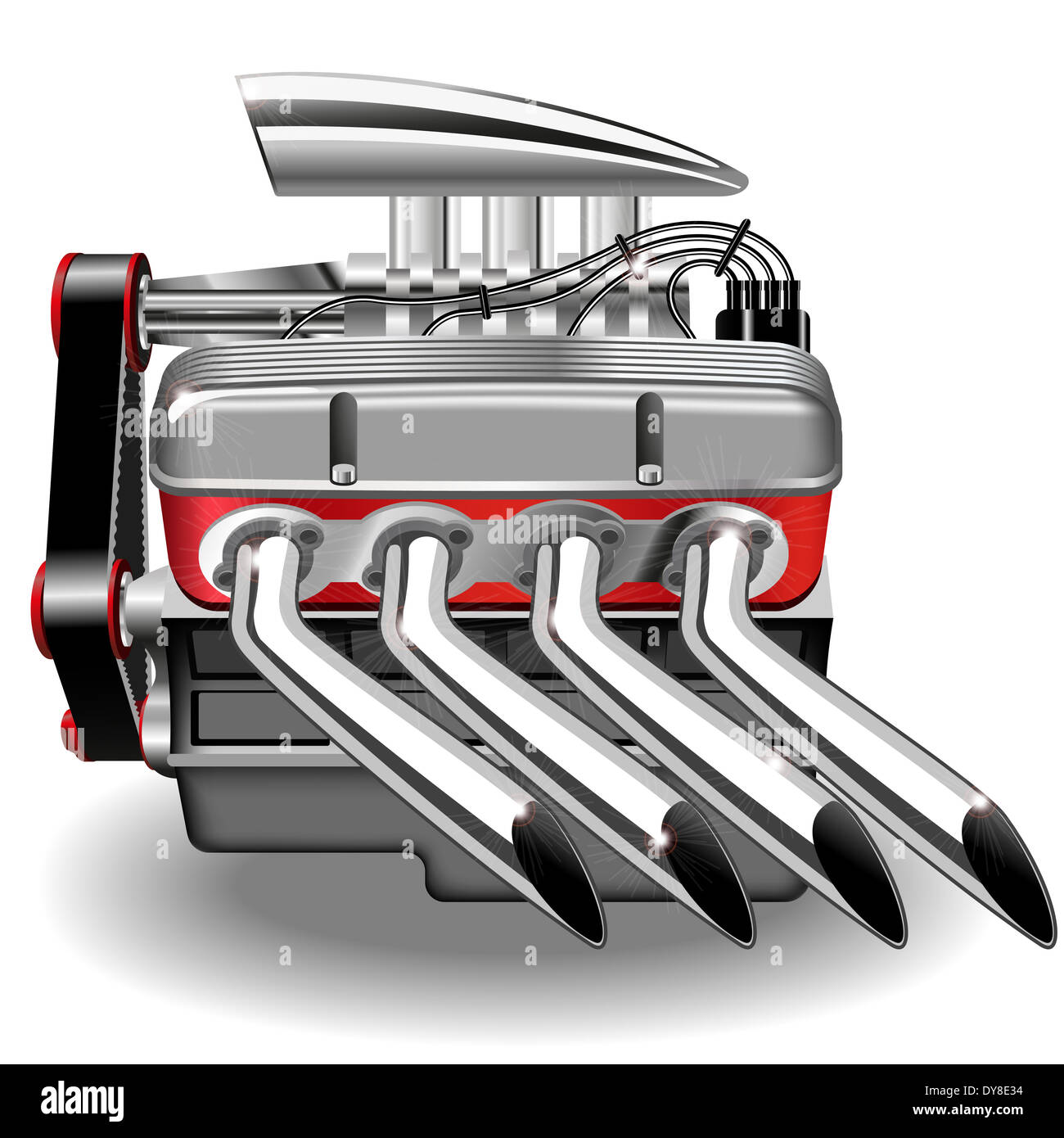 Vector cartoon turbo engine hi-res stock photography and images - Alamy