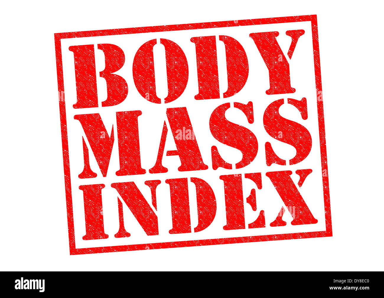BODY MASS INDEX red Rubber Stamp over a white background Stock Photo ...