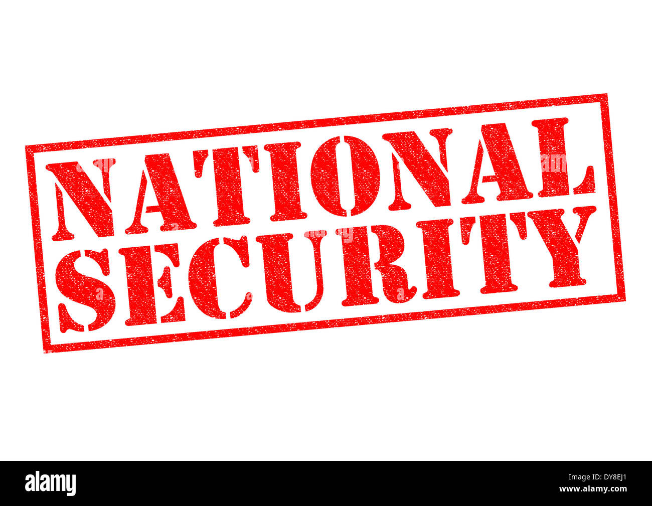NATIONAL SECURITY red Rubber Stamp over a white background Stock Photo ...