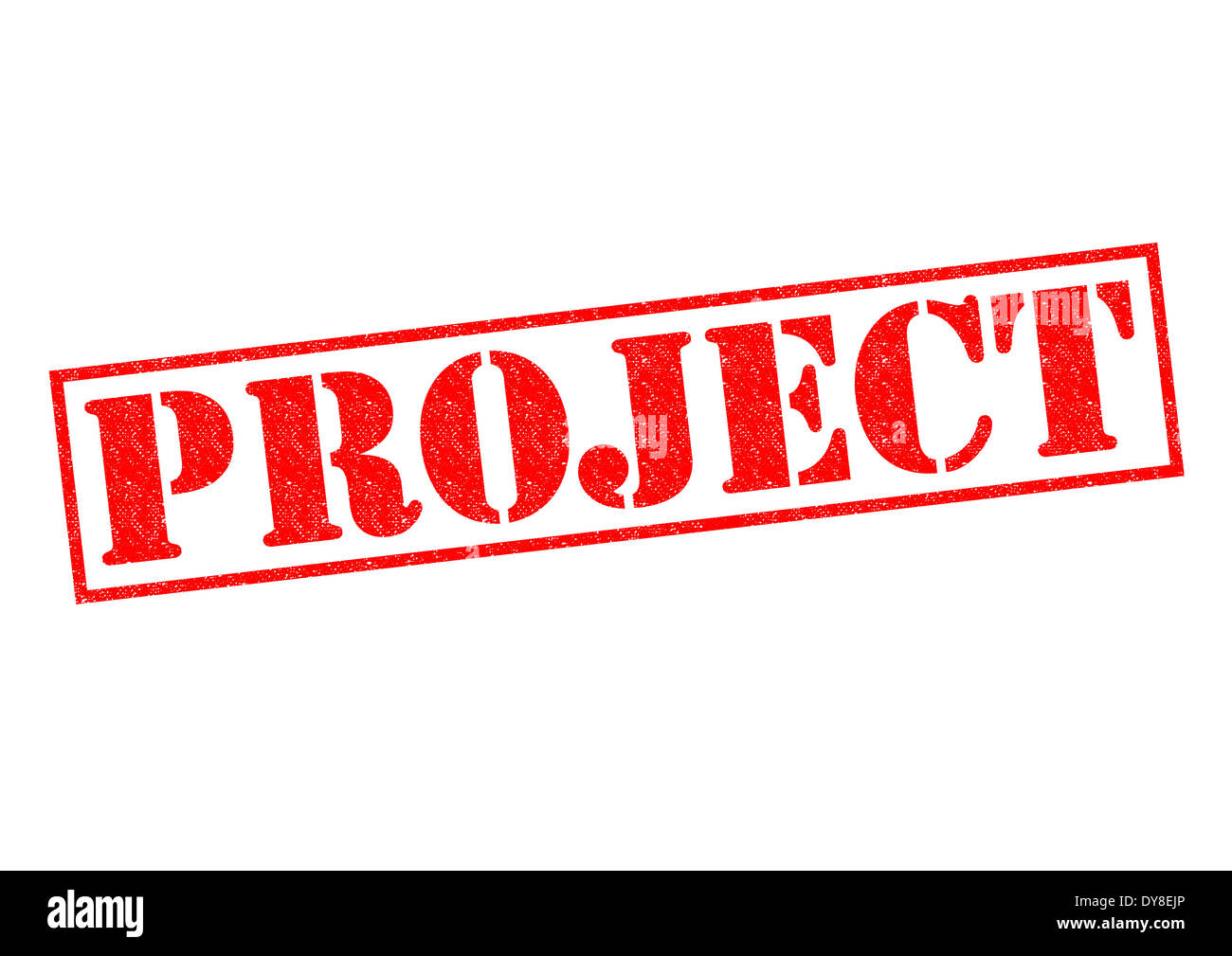 PROJECT red Rubber Stamp over a white background Stock Photo - Alamy