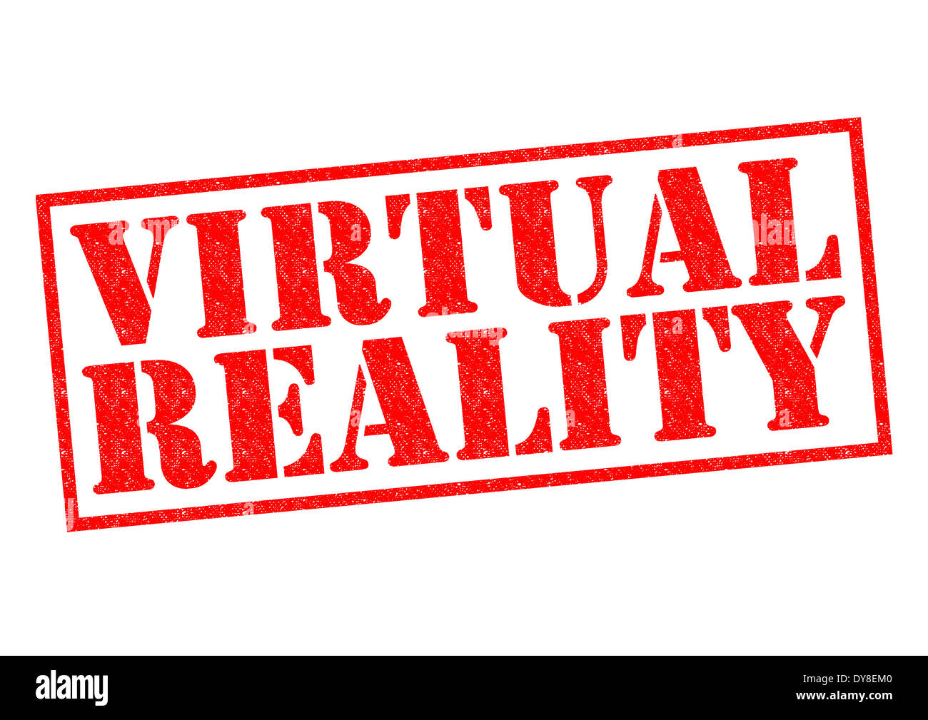 VIRTUAL REALITY red Rubber Stamp over a white background Stock Photo ...