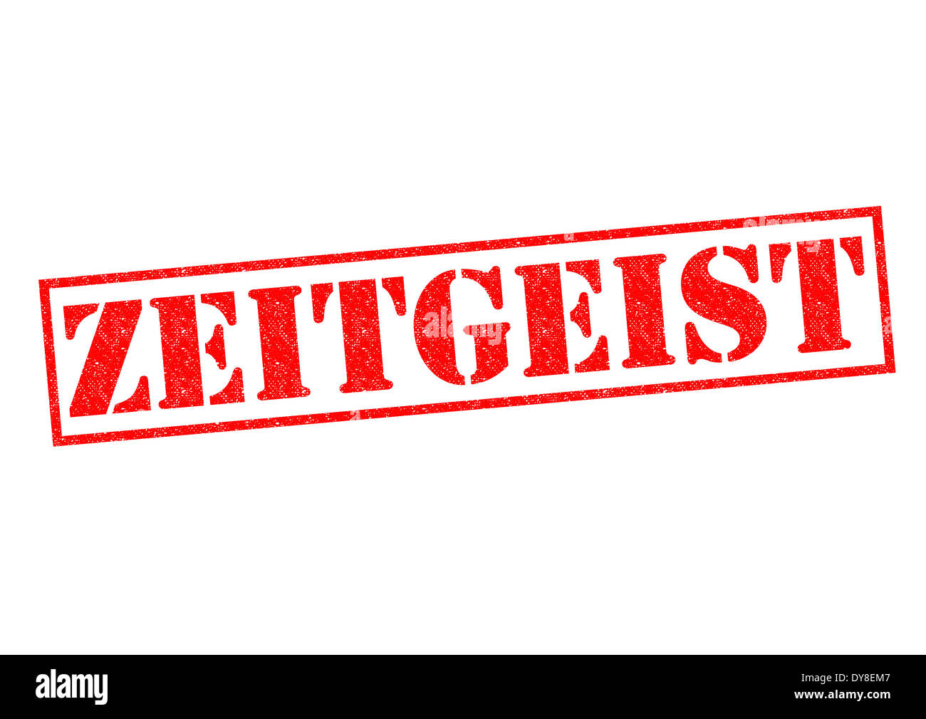 ZEITGEIST red Rubber Stamp over a white background Stock Photo - Alamy