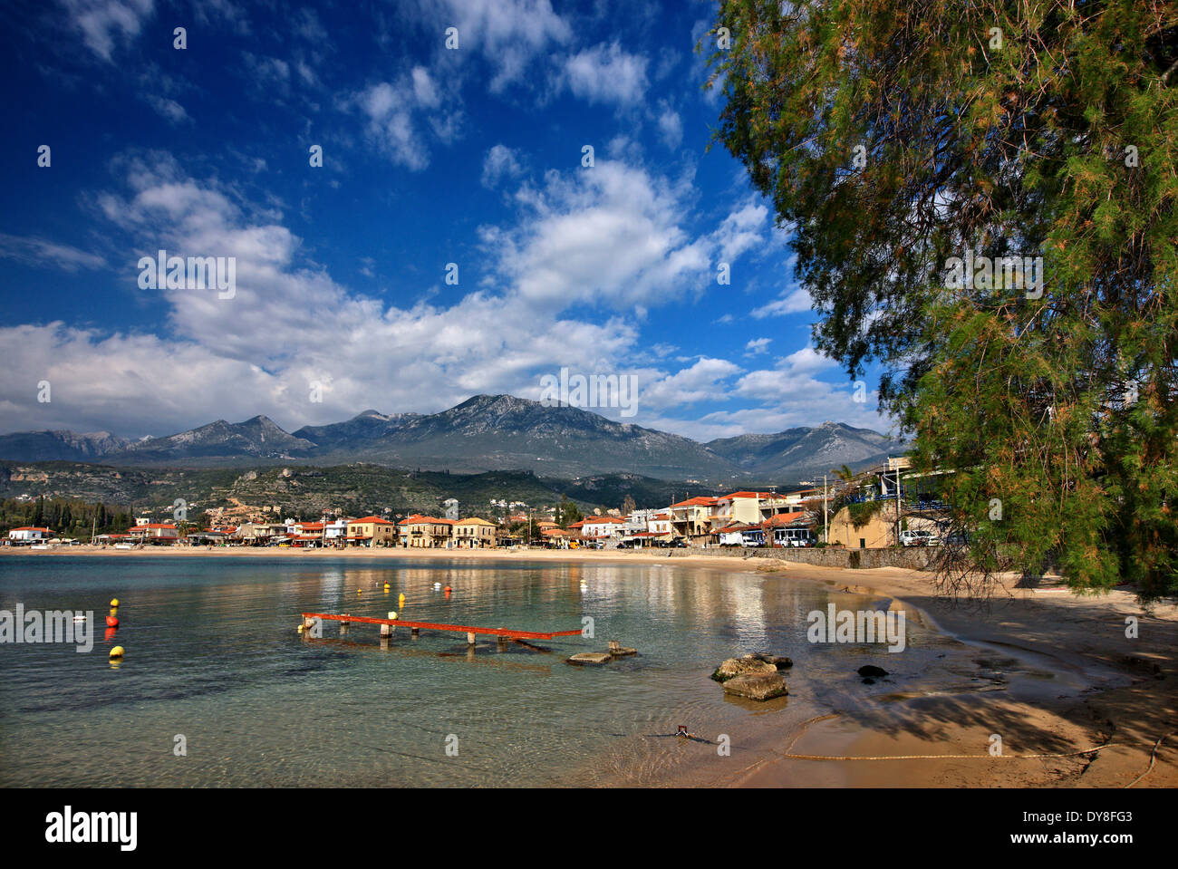 Stoupa, a beautiful seaside village in Western ("Messenian") Mani ...