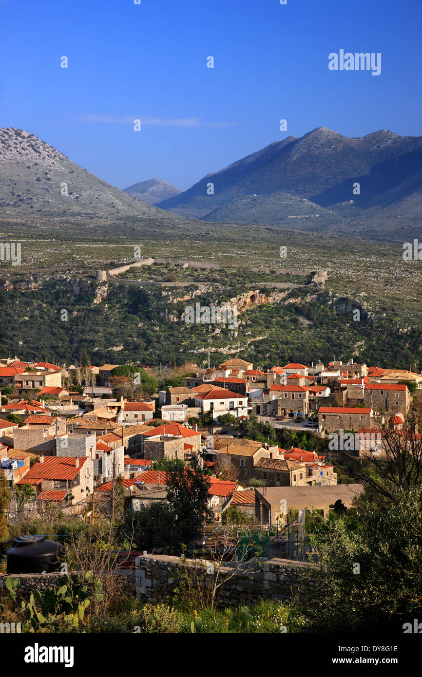 Oitylo, one of the most beautiful villages of Mani region, Laconia ...