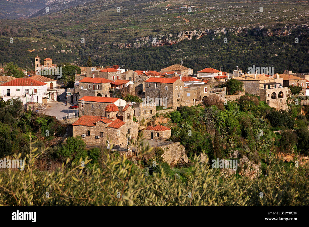 Oitylo, one of the most beautiful villages of Mani region, Laconia ...