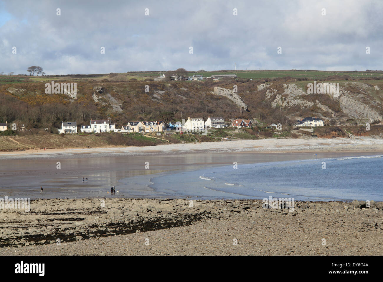 Port eynon village hi-res stock photography and images - Alamy