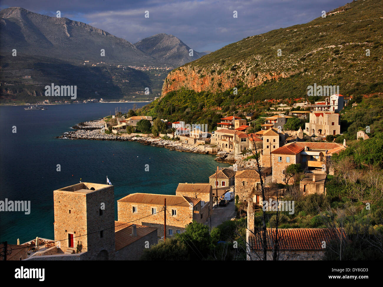 Limeni, one of the most beautiful seaside villages of Mani region ...