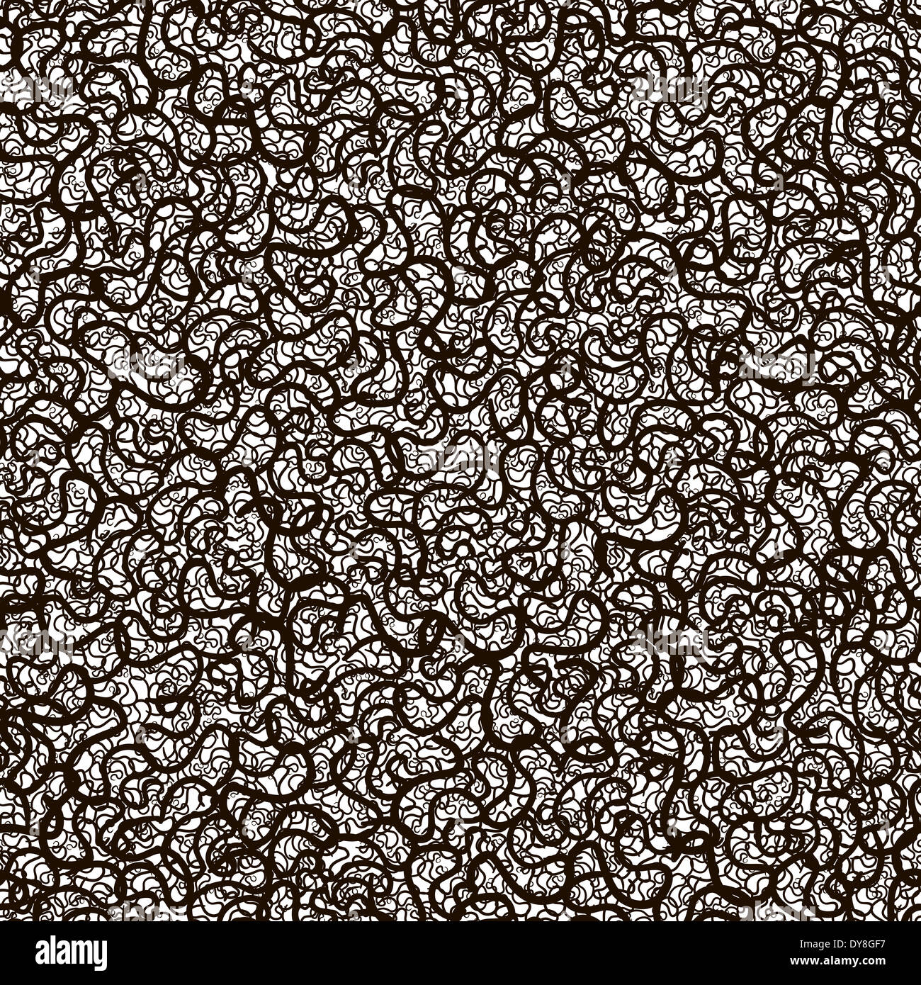 Seamless hand-drawn waves texture pattern Stock Photo - Alamy