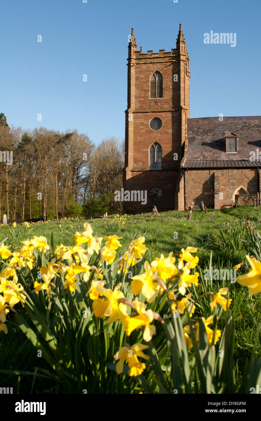 St. Mary`s Church, Hanbury, Worcestershire, England, UK Stock Photo - Alamy