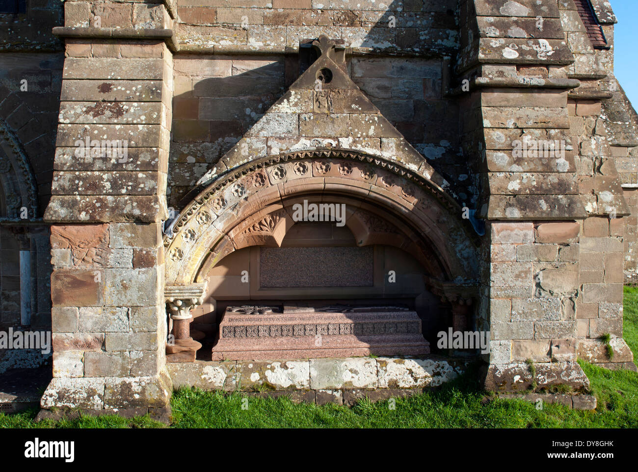 Thomas Bowater Vernon tomb, St. Mary`s Church, Hanbury, Worcestershire ...