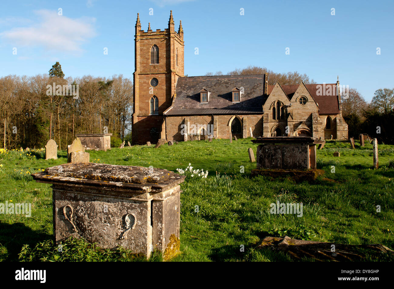 St. Mary`s Church, Hanbury, Worcestershire, England, UK Stock Photo - Alamy