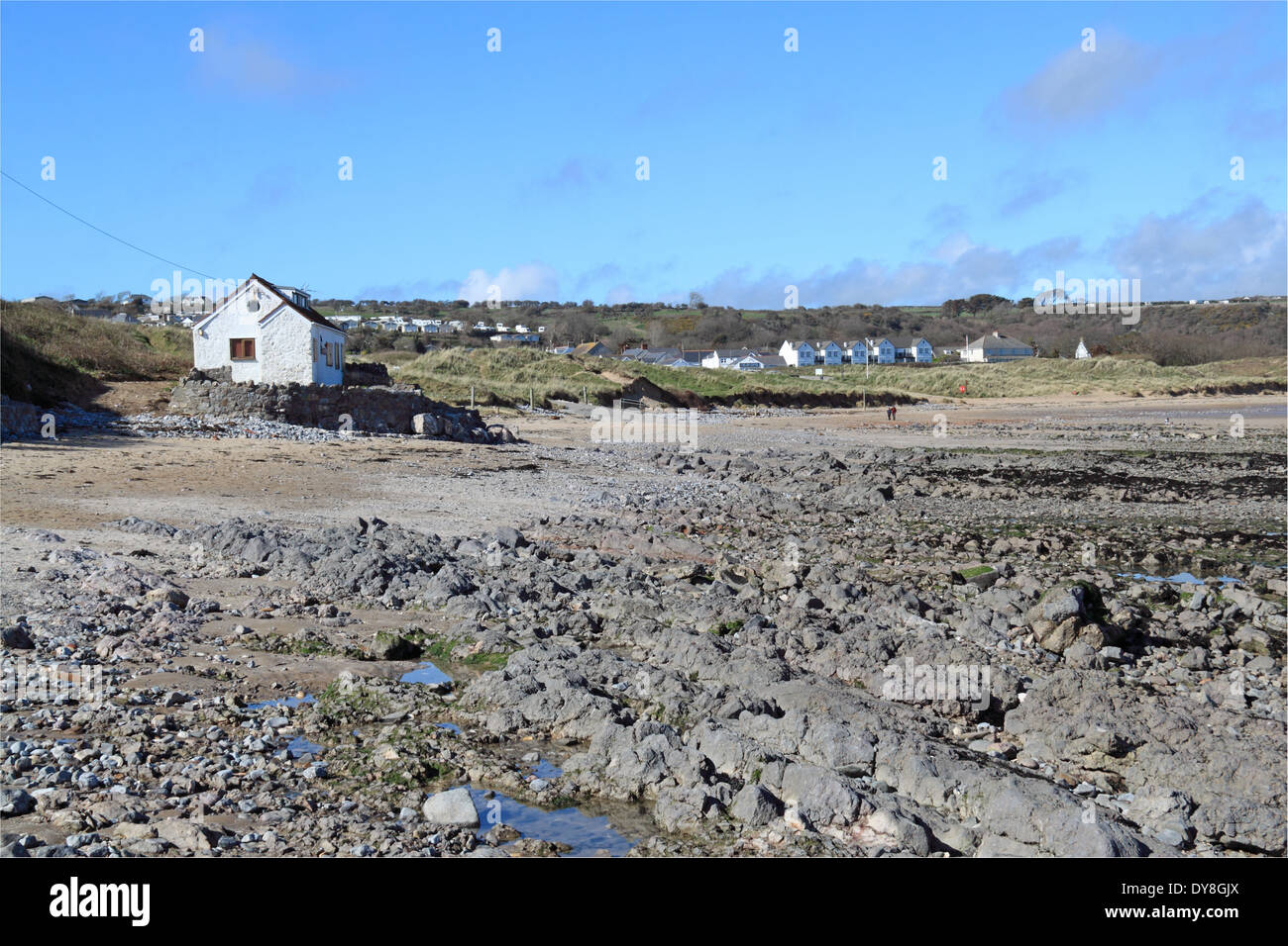 Old fisherman's cottage, Port Eynon, Gower Peninsula, Wales, Great ...