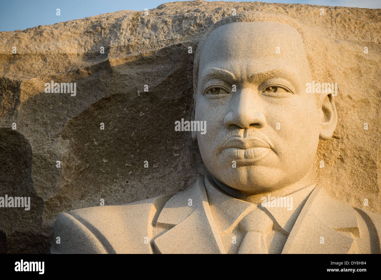 WASHINGTON DC, USA - The golden early morning sun moments after sunrise ...