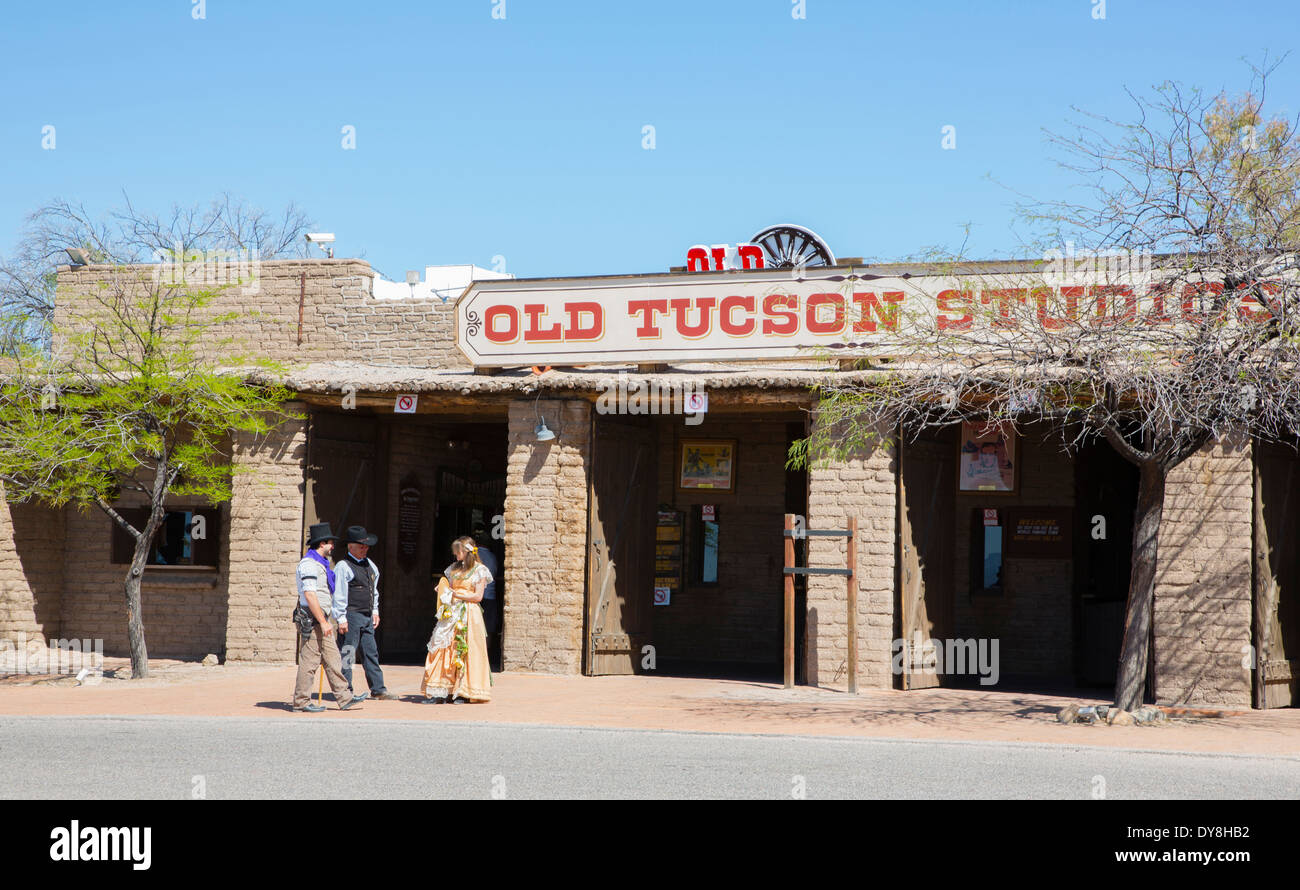 USA, Arizona, Tucson, Old Tucson Studios, entry Stock Photo - Alamy