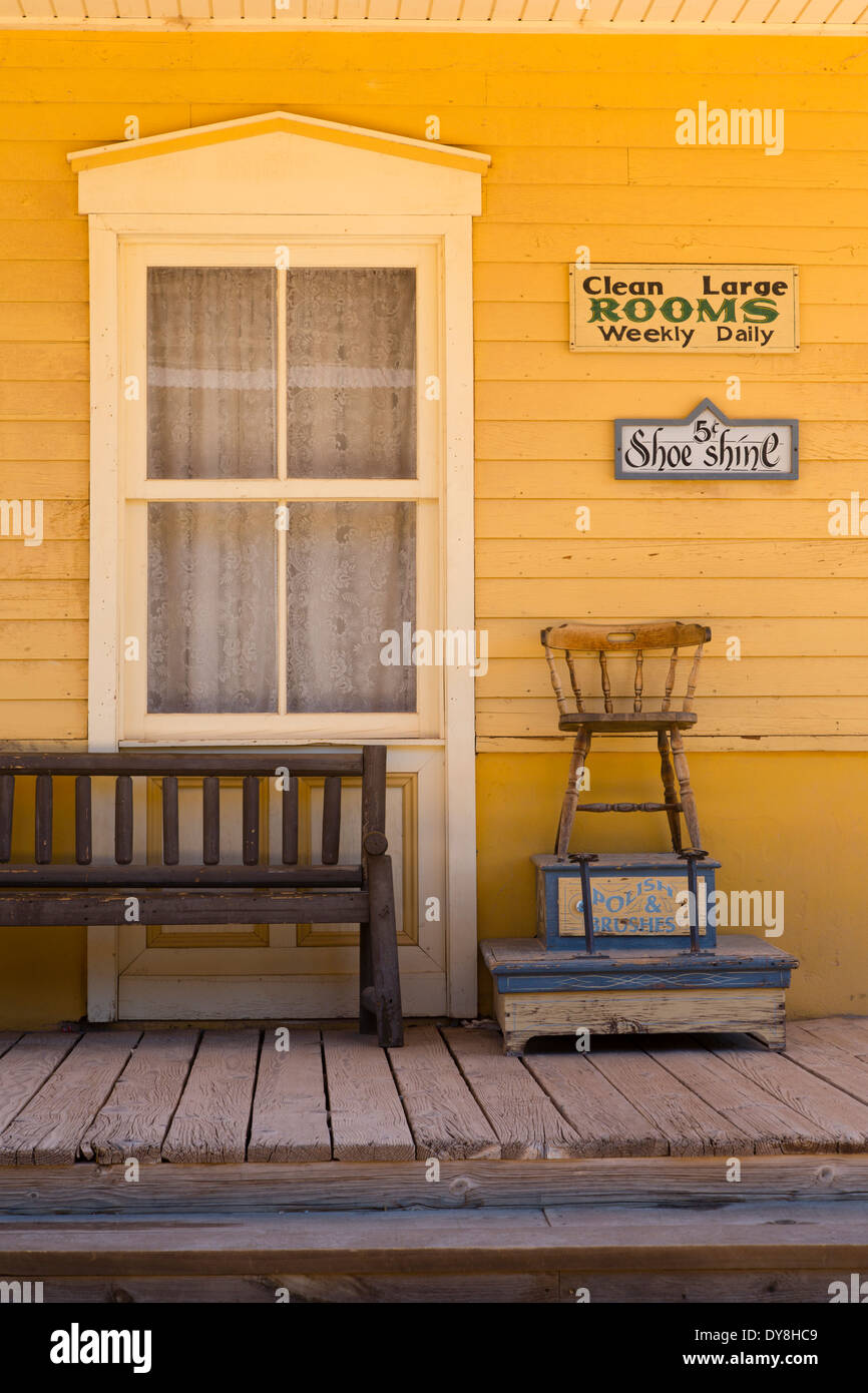 USA, Arizona, Tucson, Old Tucson Studios, Grand Palace hotel and saloon ...
