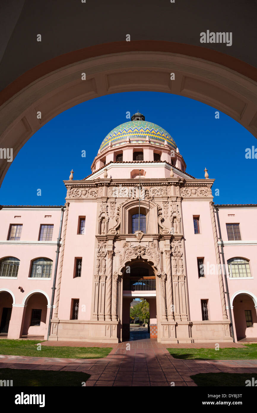 USA, Arizona, Tucson, Pima County Courthouse, built in 1929 Stock Photo ...
