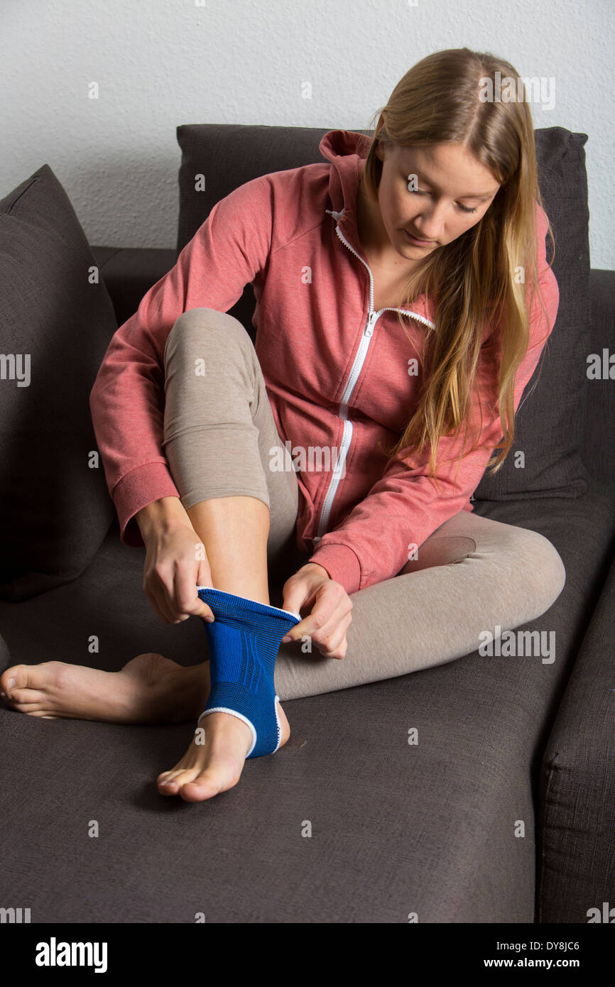 Female Sprained Ankle