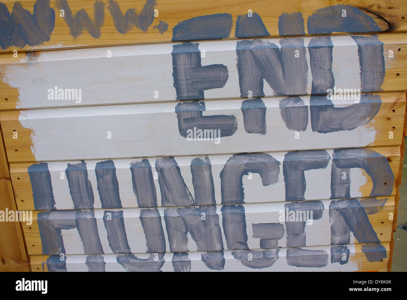 Famine hunger sign Stock Photo - Alamy