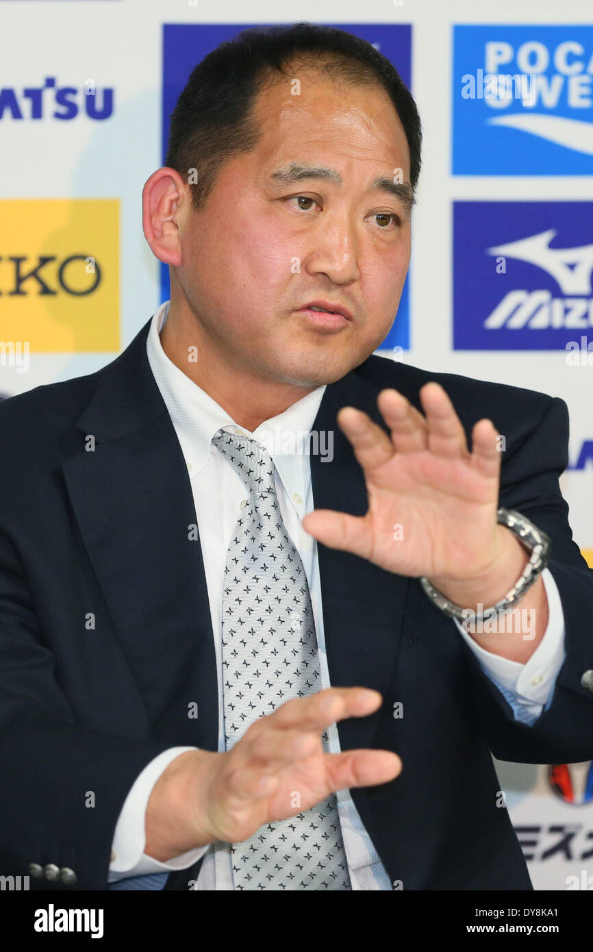 Fukuoka Convention Center, Fukuoka, Japan. 6th Apr, 2014. Hitoshi Saito ...