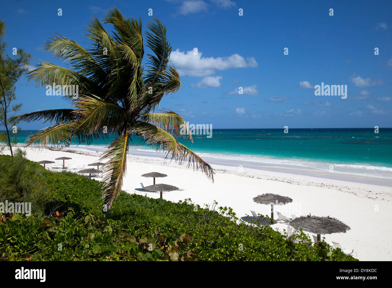 Serene, beach scene common on Harbour Island Stock Photo - Alamy