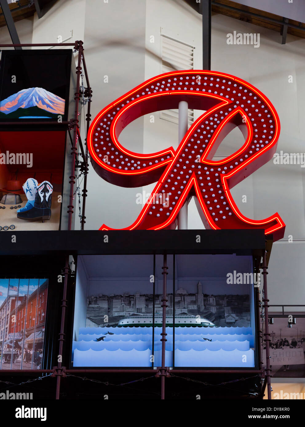 Rainier beer sign hi-res stock photography and images - Alamy