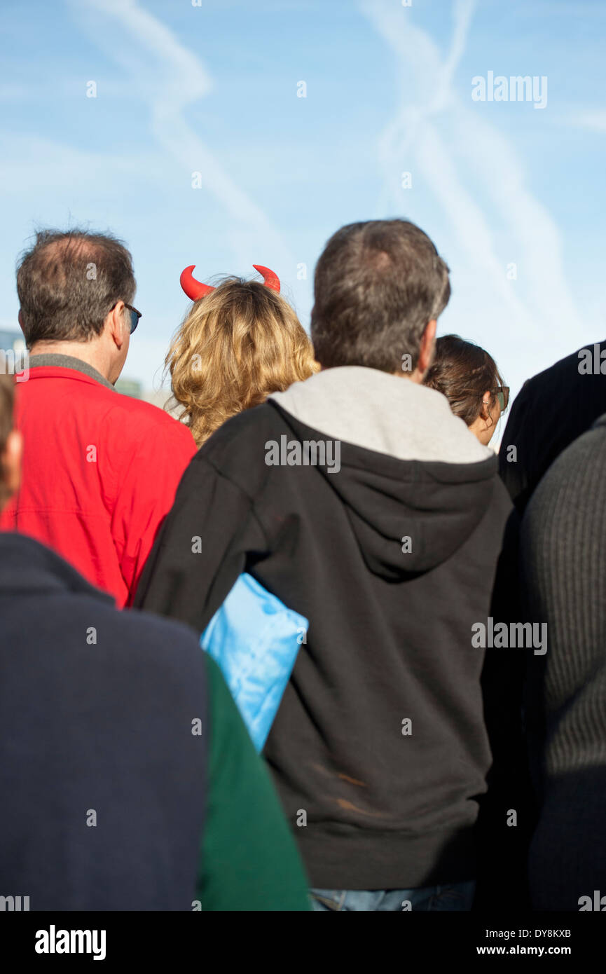 Devil horns hi-res stock photography and images - Alamy