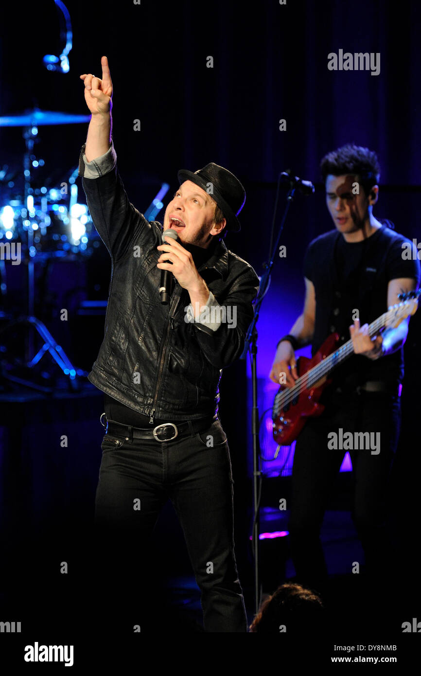 Toronto, Canada. 9th April 2014. American singer and song-writer Gavin ...