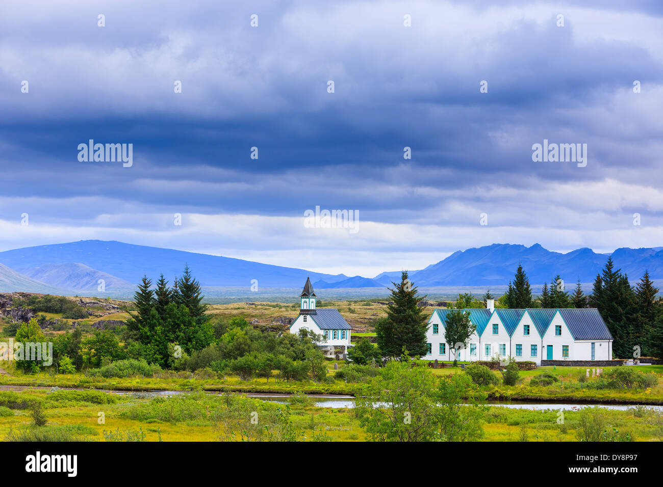 Thingvellir Church And House High Resolution Stock Photography and ...