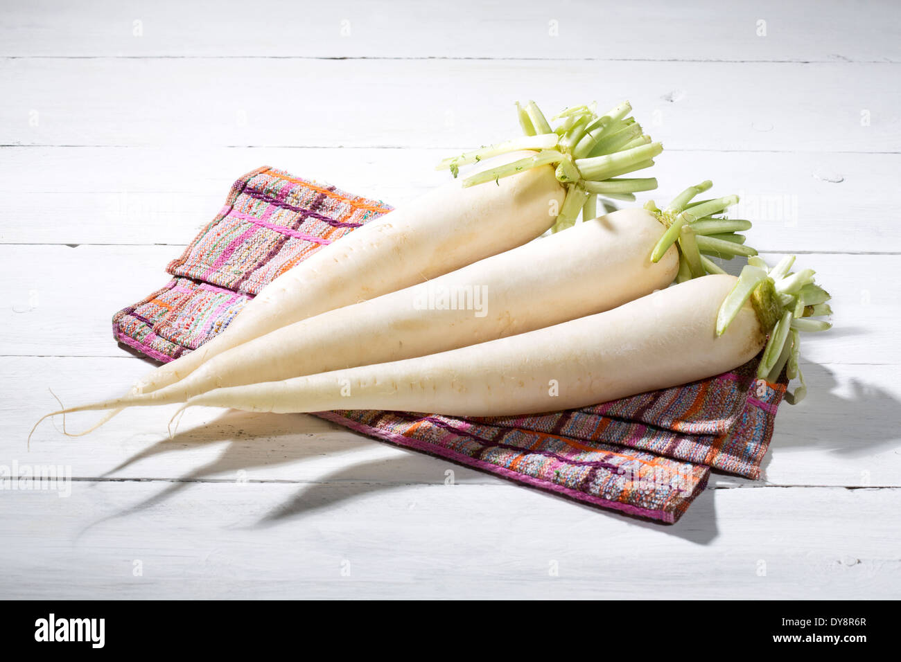 White beer radishes (Raphanus Stock Photo - Alamy