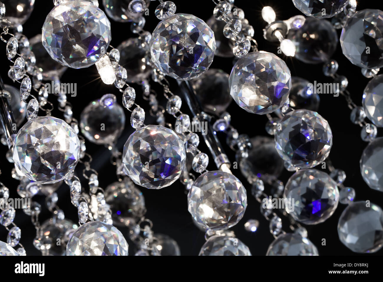 Lamp crystal light background Stock Photo - Alamy