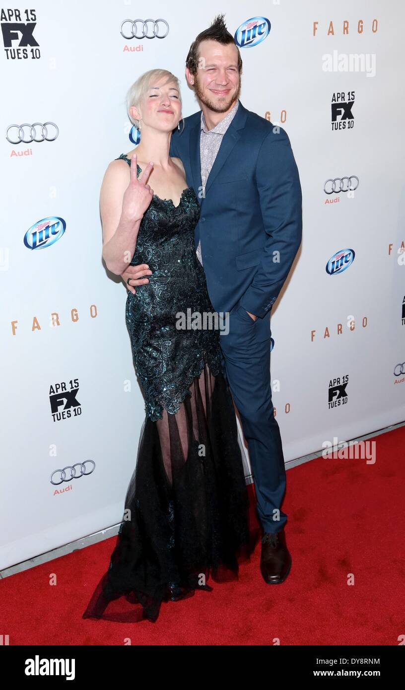 New York, NY, USA. 9th Apr, 2014. Russell Harvard with guest at ...