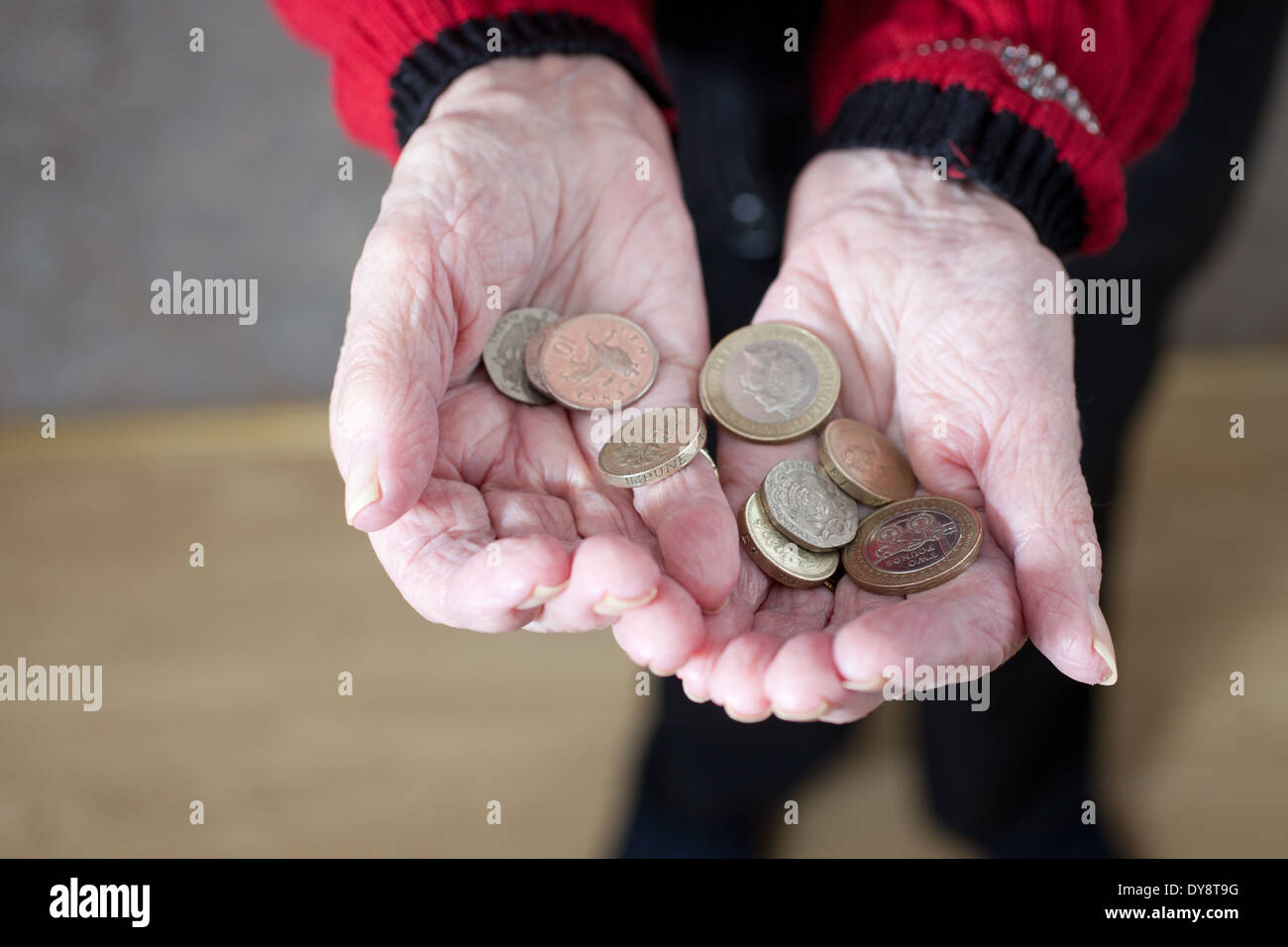 Old british coins hi-res stock photography and images - Alamy