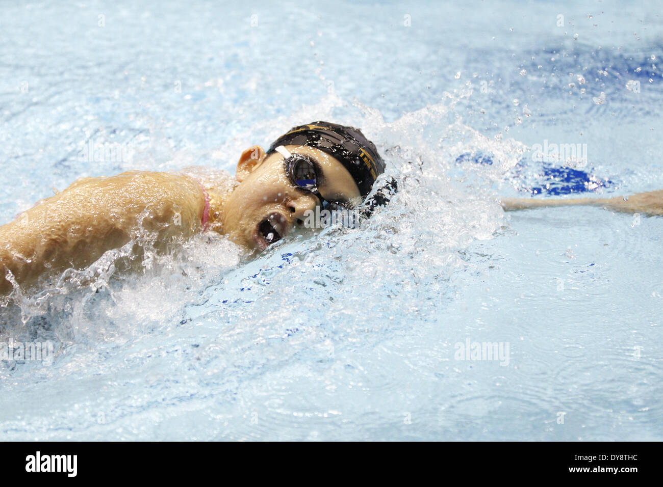 Tatsumi International Swimming Pool, Tokyo, Japan. 10th Apr, 2014 ...
