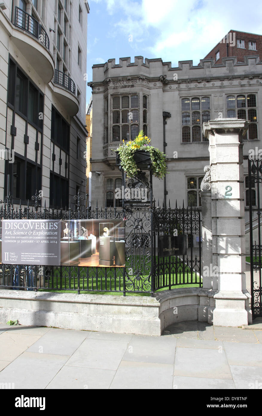 Two Temple Place a late Victorian mansion now a museum London UK April ...