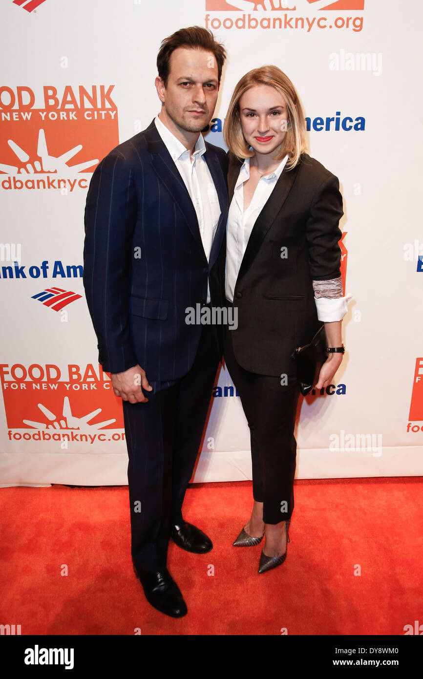 Actor Josh Charles and Sophie Flack attend the Food Bank for New York ...