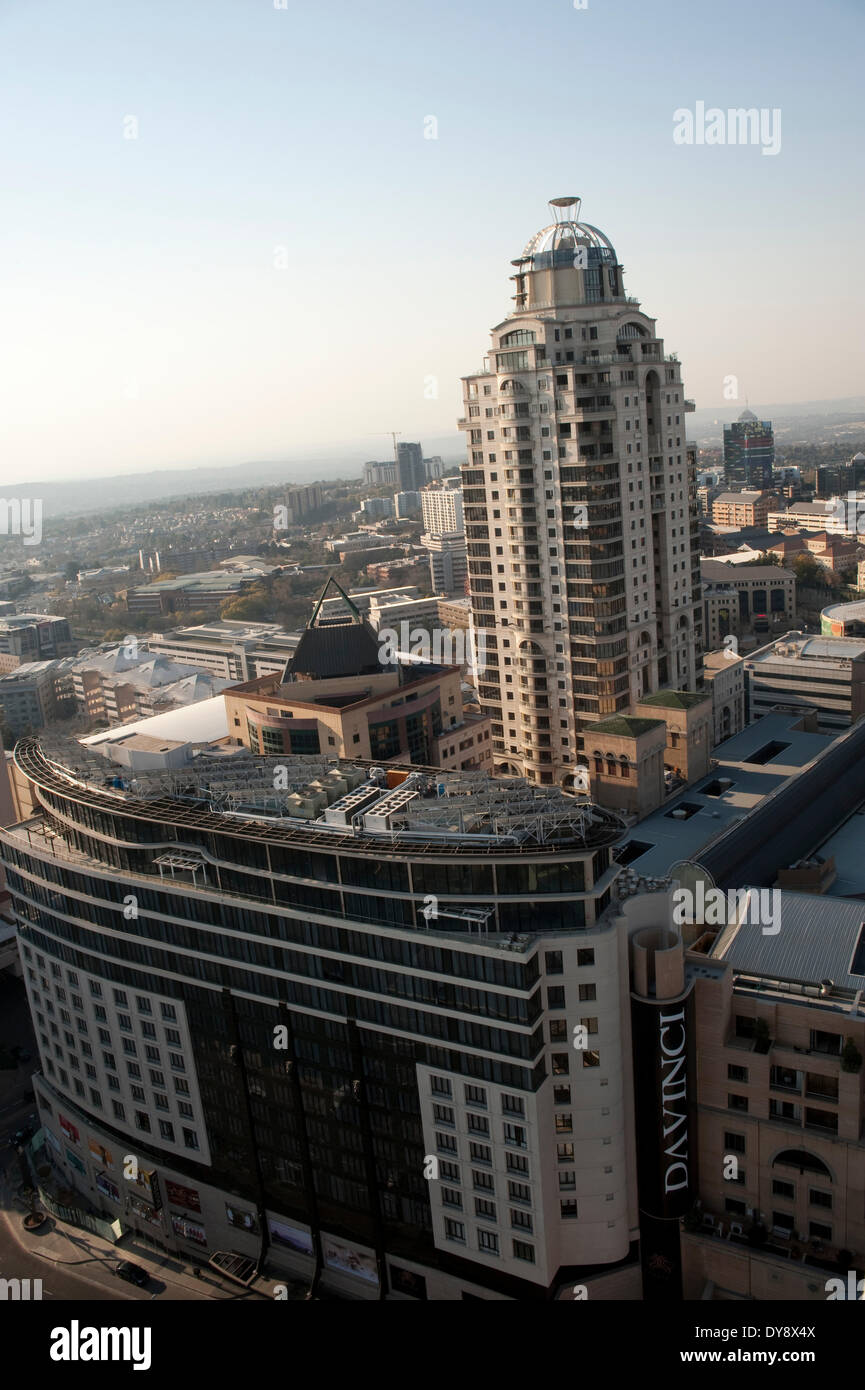 South Africa, Sandton, 28th July 2010: A view from the Sandton City ...