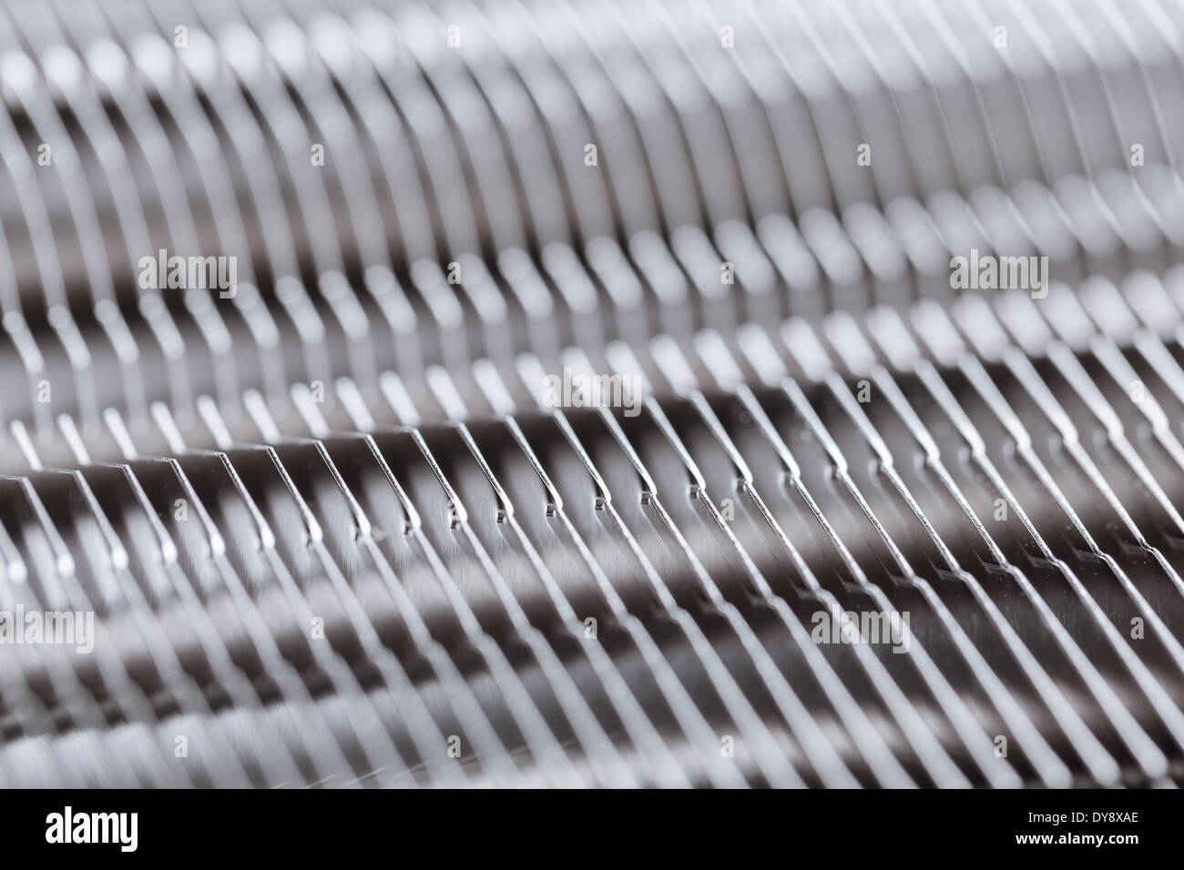 Closeup of metal computer processor cooler Stock Photo - Alamy