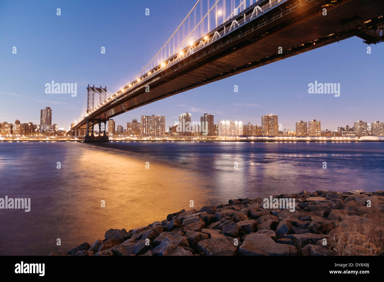 USA, New York City, Manhattan Bridge Stock Photo - Alamy