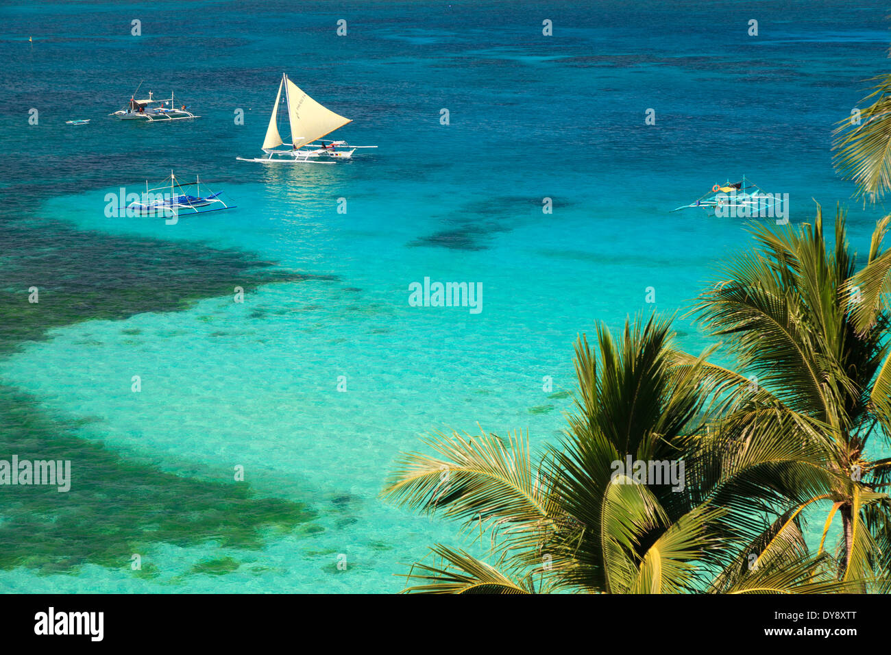 Philippines, Visayas, Boracay Island, Diniwid Beach Stock Photo - Alamy
