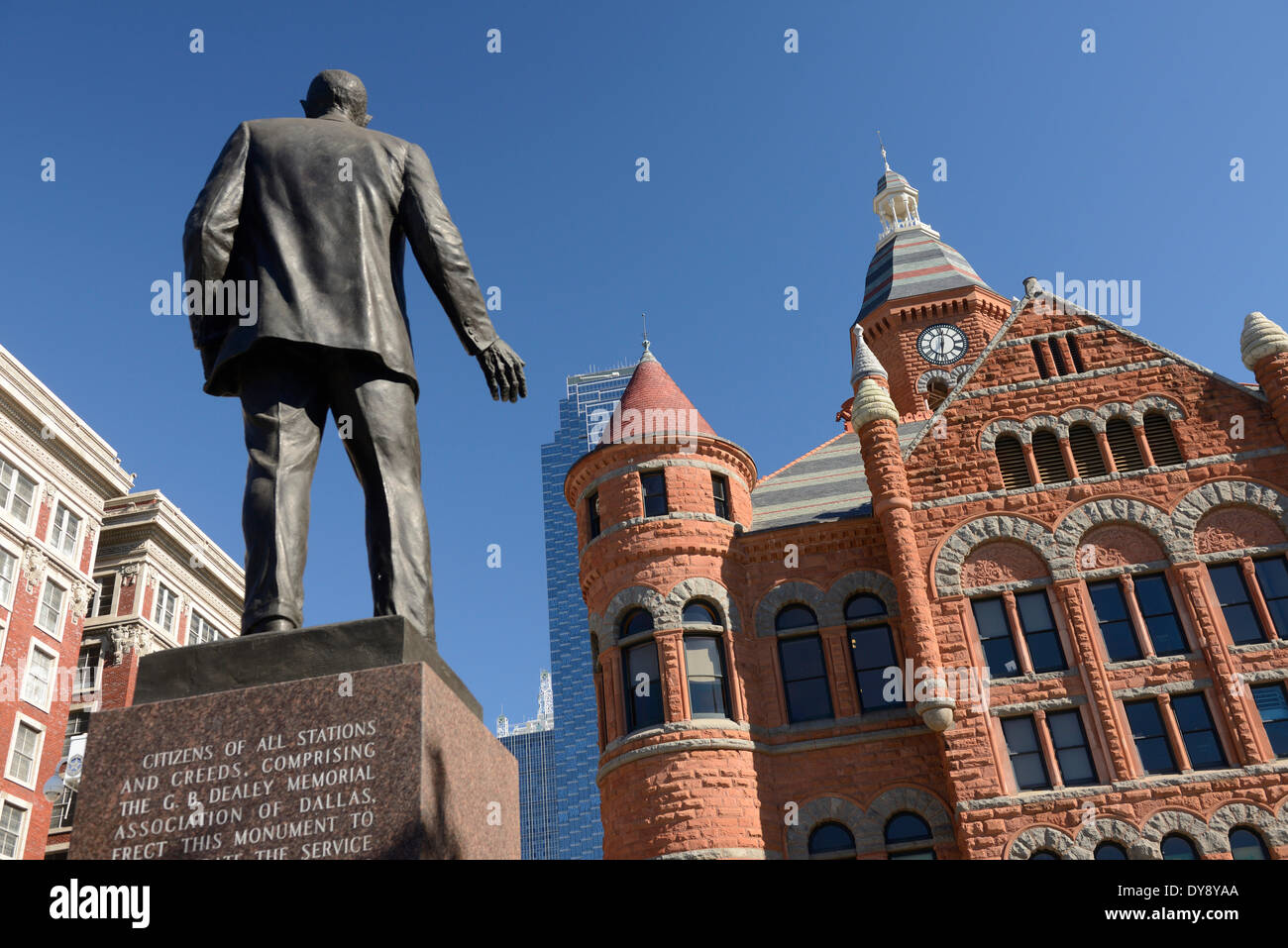 North America, Texas, USA, United States, America, Dallas, Dealey Plaza ...