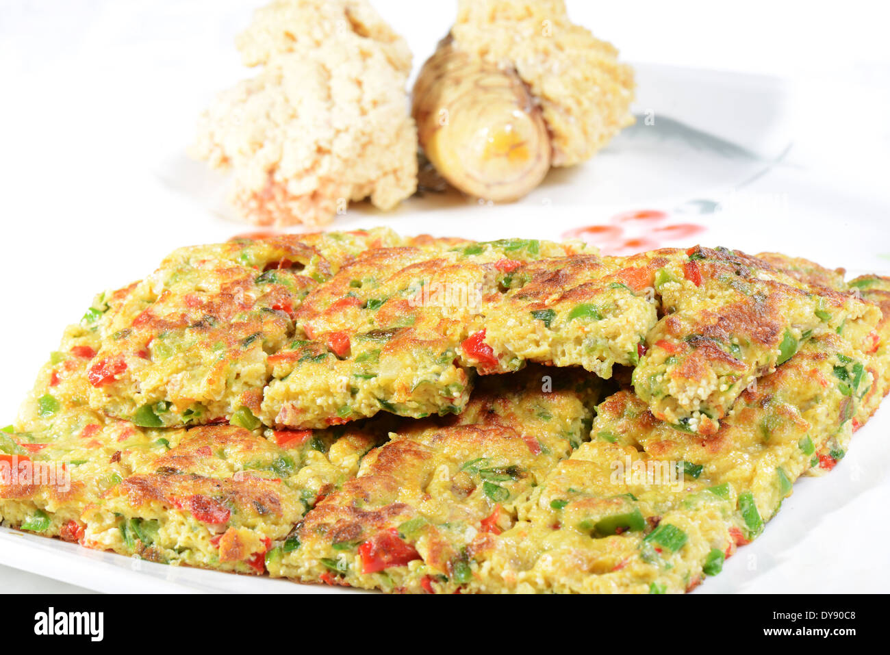 Chinese Food: Fried roe cakes Stock Photo - Alamy