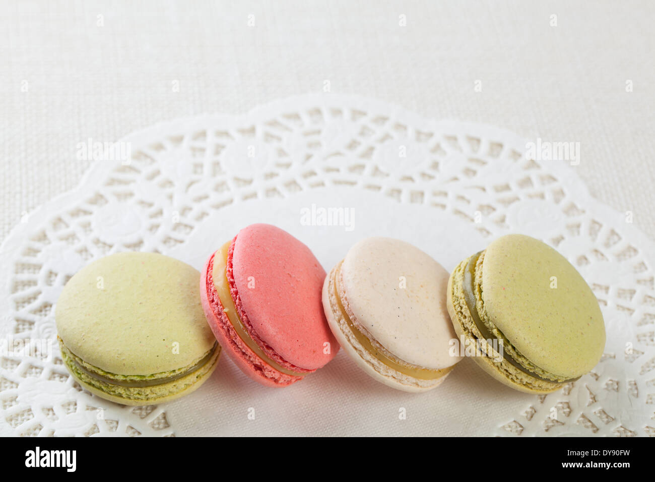 French traditional dessert macaroons Stock Photo - Alamy