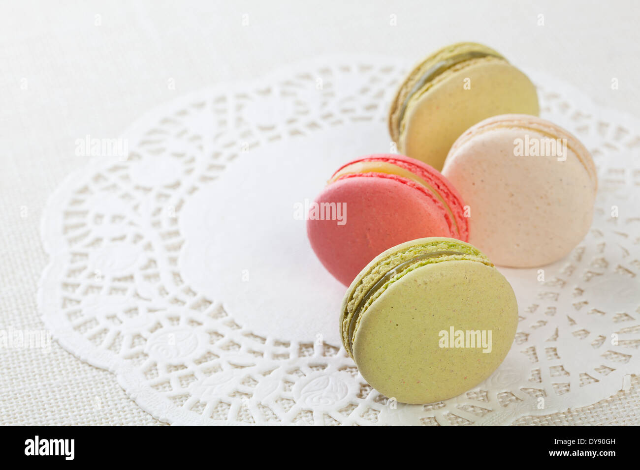 French traditional dessert macaroons Stock Photo - Alamy