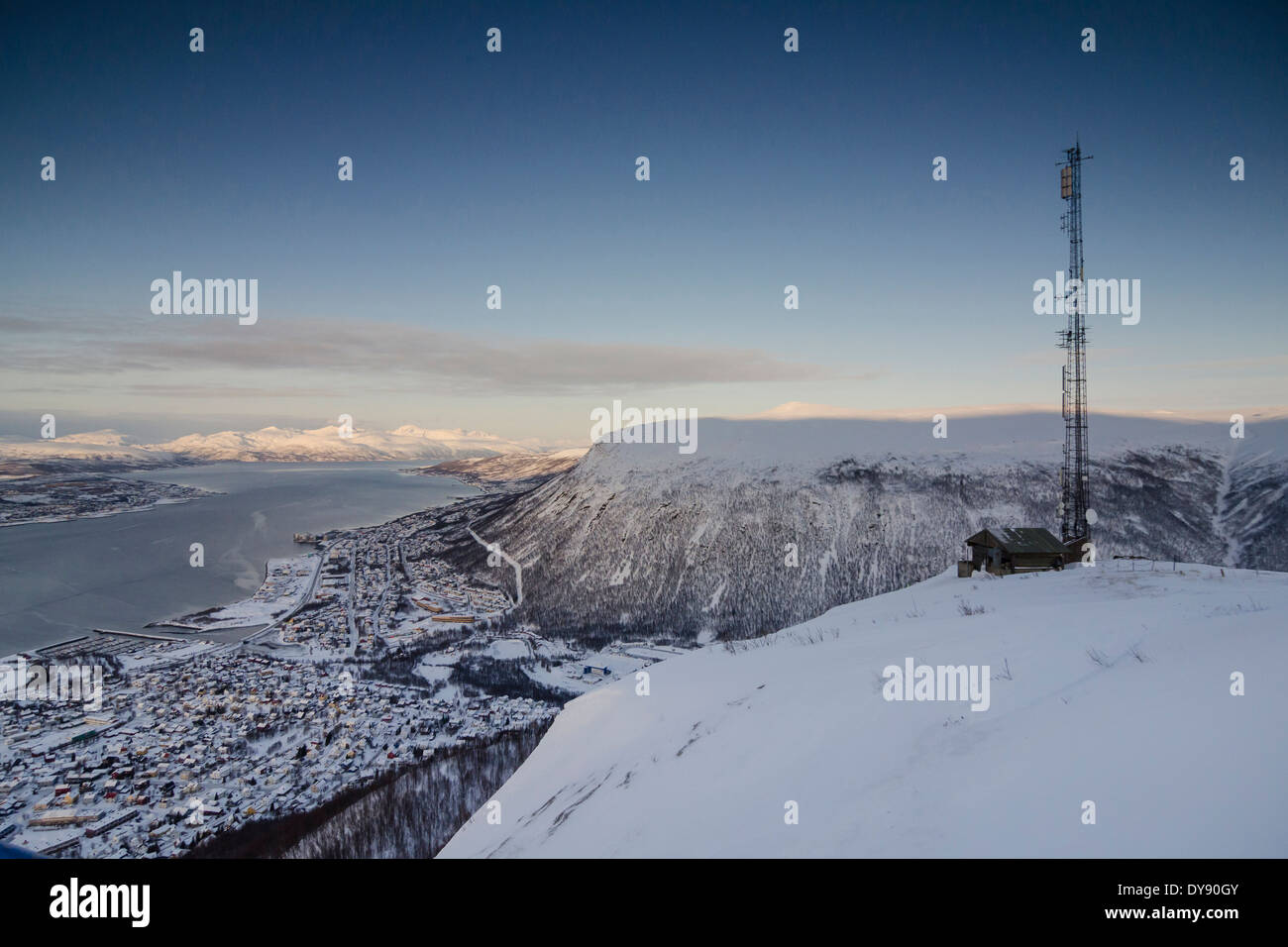 Tromsø view from storsteinen hi-res stock photography and images - Alamy