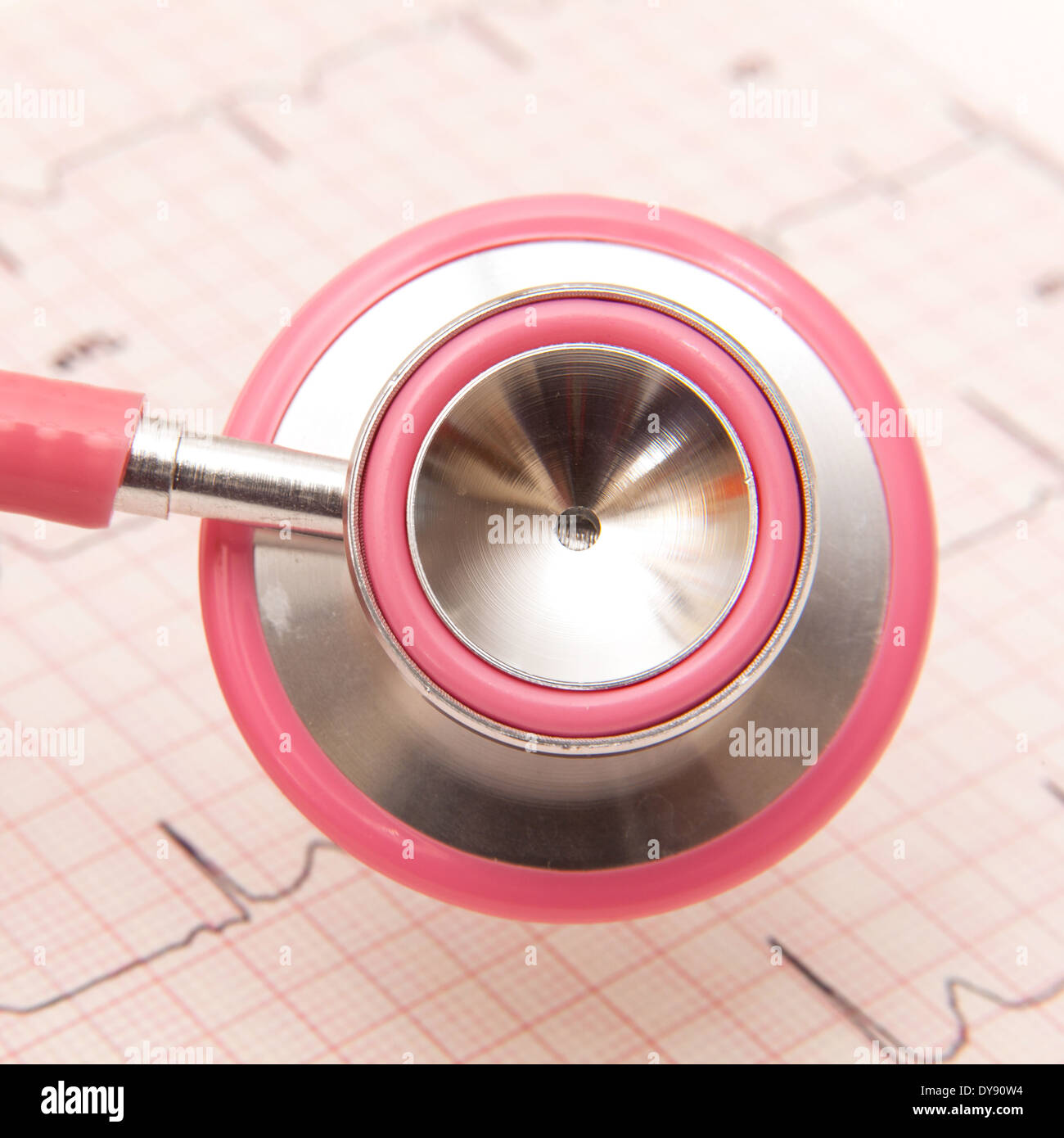 Stethoscope with ecg chart hi-res stock photography and images - Alamy