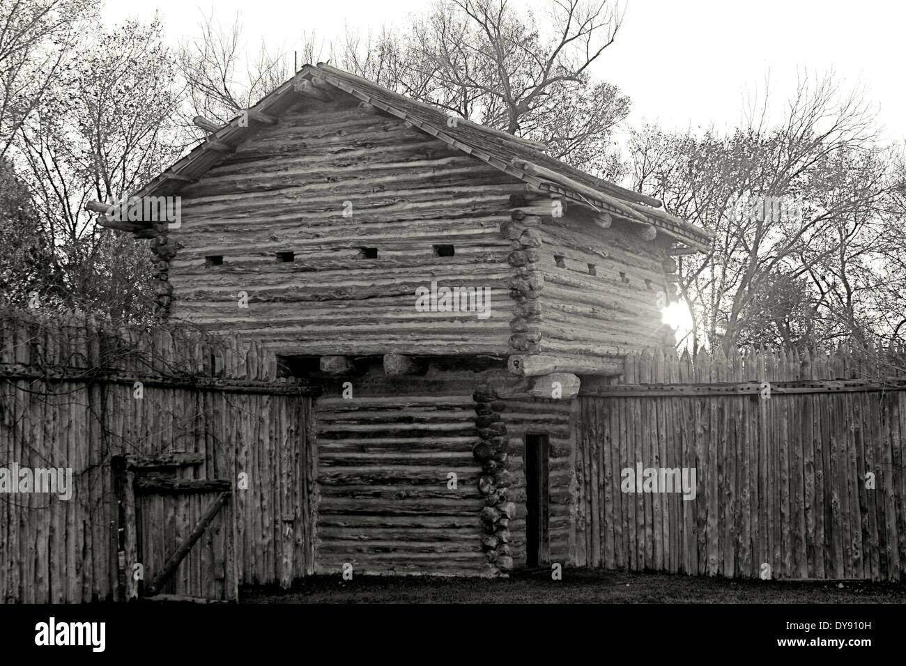 Frontier fort hi-res stock photography and images - Alamy