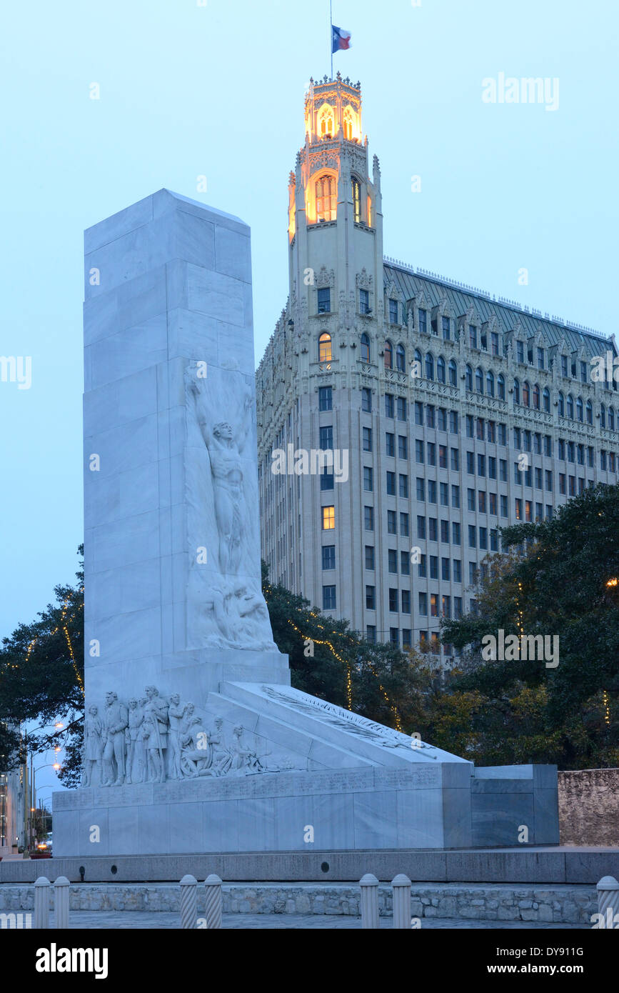 USA United States America Texas San Antonio building monument high rise ...