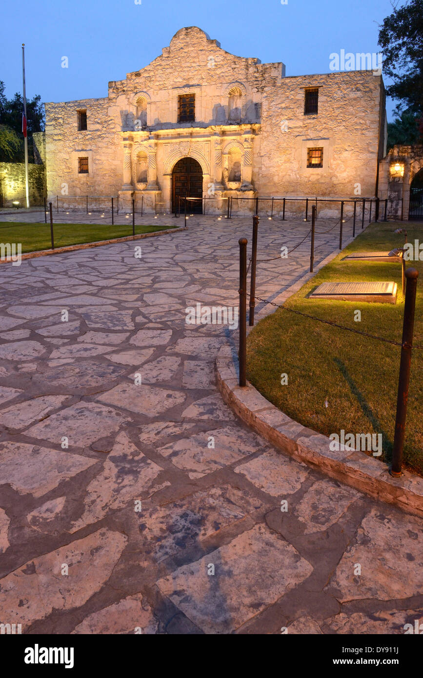 USA, United States, America, Texas, San Antonio, The Alamo, Alamo ...
