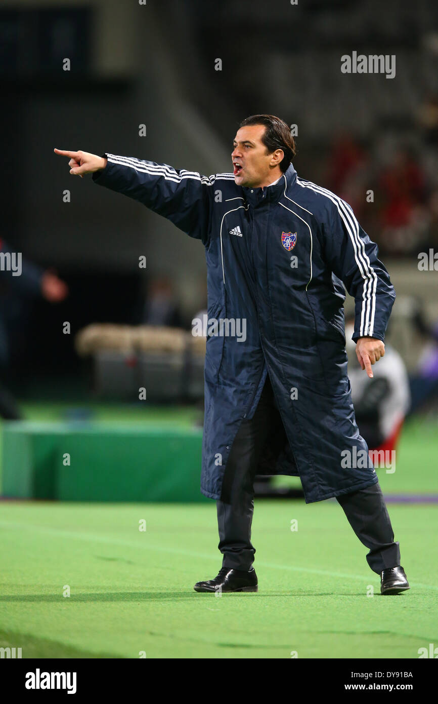 Tokyo, Japan. 19th Mar, 2014. Massimo Ficcadenti (FC Tokyo) Football ...