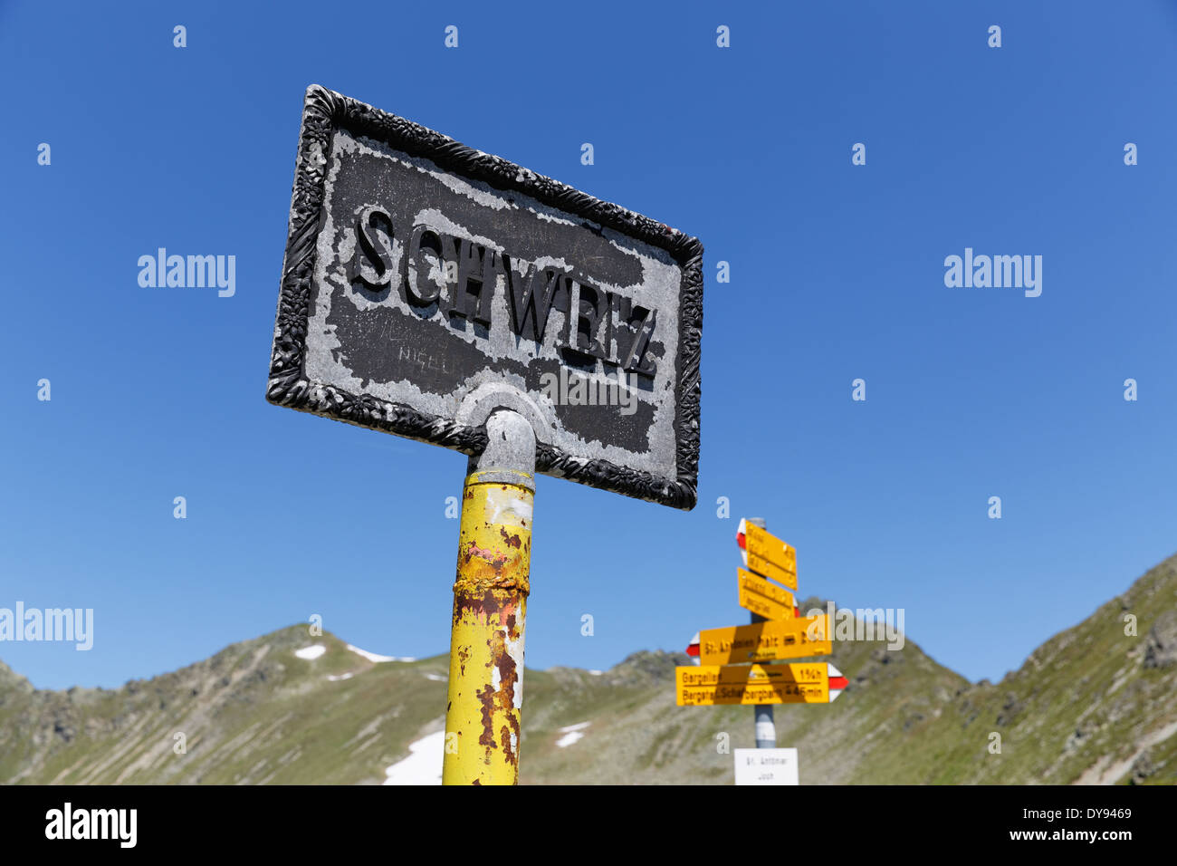 Austria switzerland border hi-res stock photography and images - Alamy